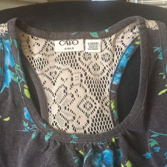 Cato | Tops | Super Cute Floral Tank Top | Poshmark